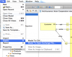Generating content from an ArchiMate Exchange Format file using XSLT – Archi